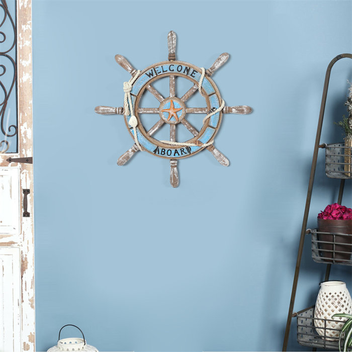 Breakwater Bay Solid + Manufactured Wood Nautical & Beach Wall Decor ...