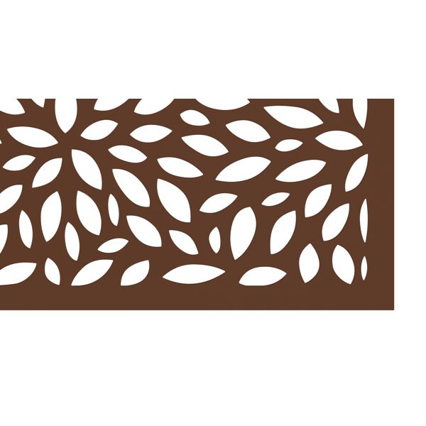 DESIGN-VU Floral Decorative Privacy Panel & Reviews | Wayfair