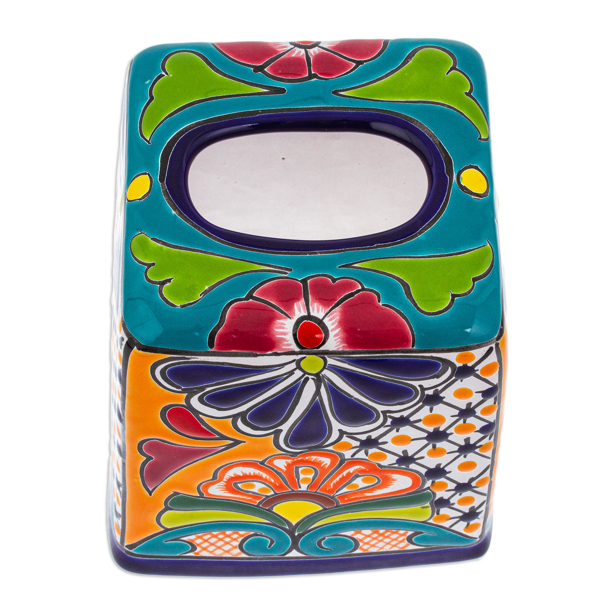 Bungalow Rose Handmade Classic Convenience Ceramic Tissue Box Cover ...