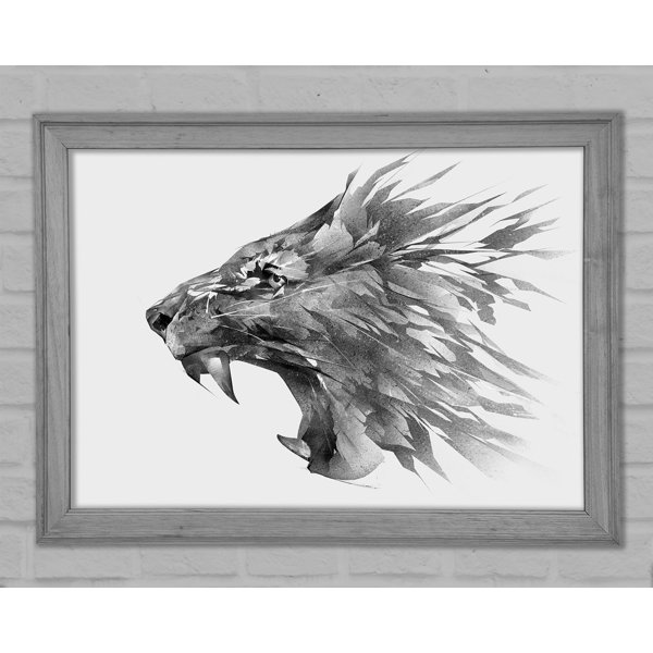 Rosalind Wheeler Fractual Lion Roar - Single Picture Frame Art Prints ...