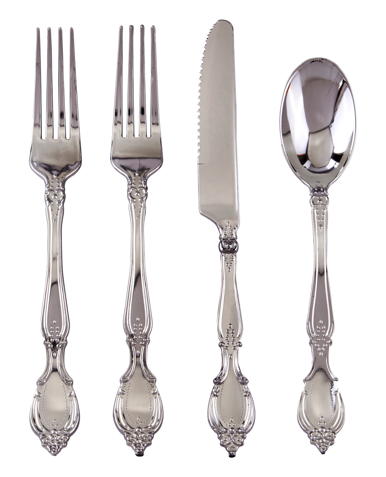 The Party Aisle™ Boudreaux Disposable Flatware Set & Reviews | Wayfair