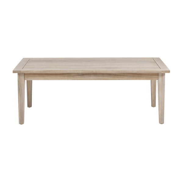 Joss & Main Amina Acacia Outdoor Coffee Table & Reviews | Wayfair
