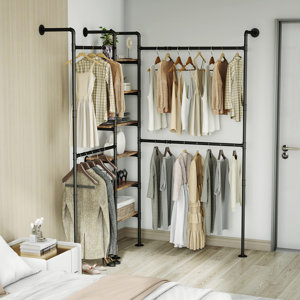 Wendes Kem Metal Clothes Rack | Wayfair