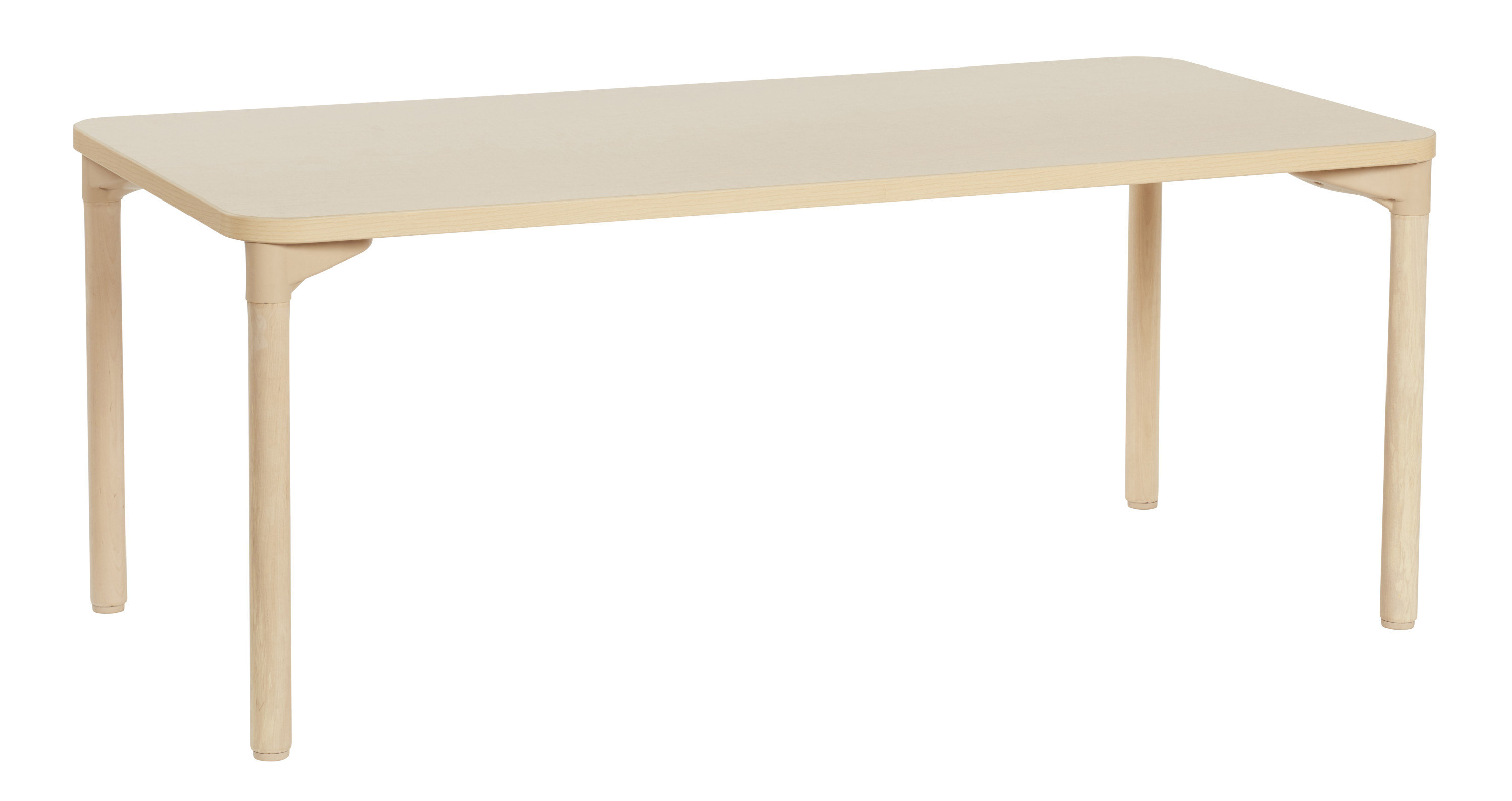 Factory Direct Partners Rectangle All-Purpose Activity Table with Wood ...
