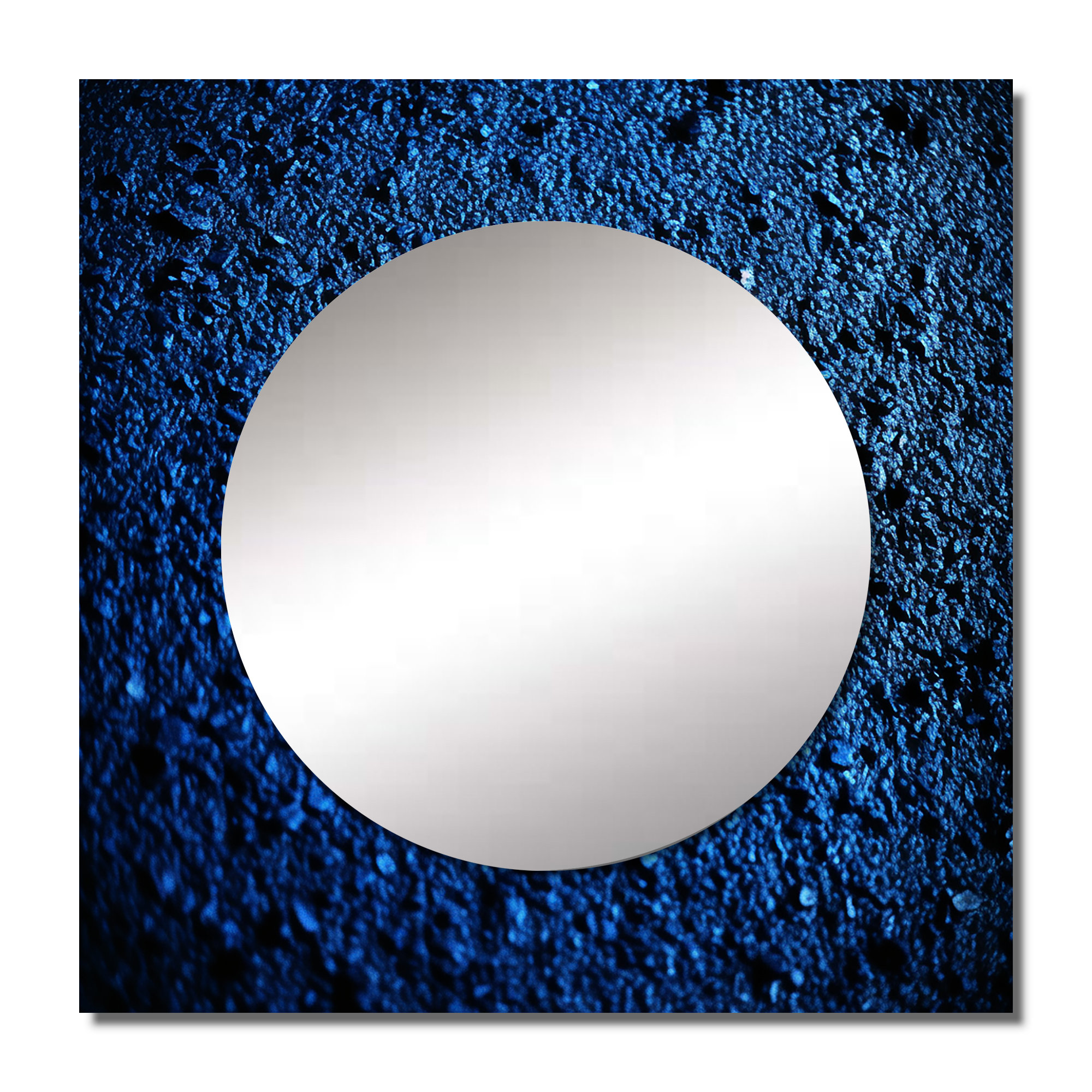 Design Art Abstract Euphoria Deep Blue Happiness - Abstract Painting ...