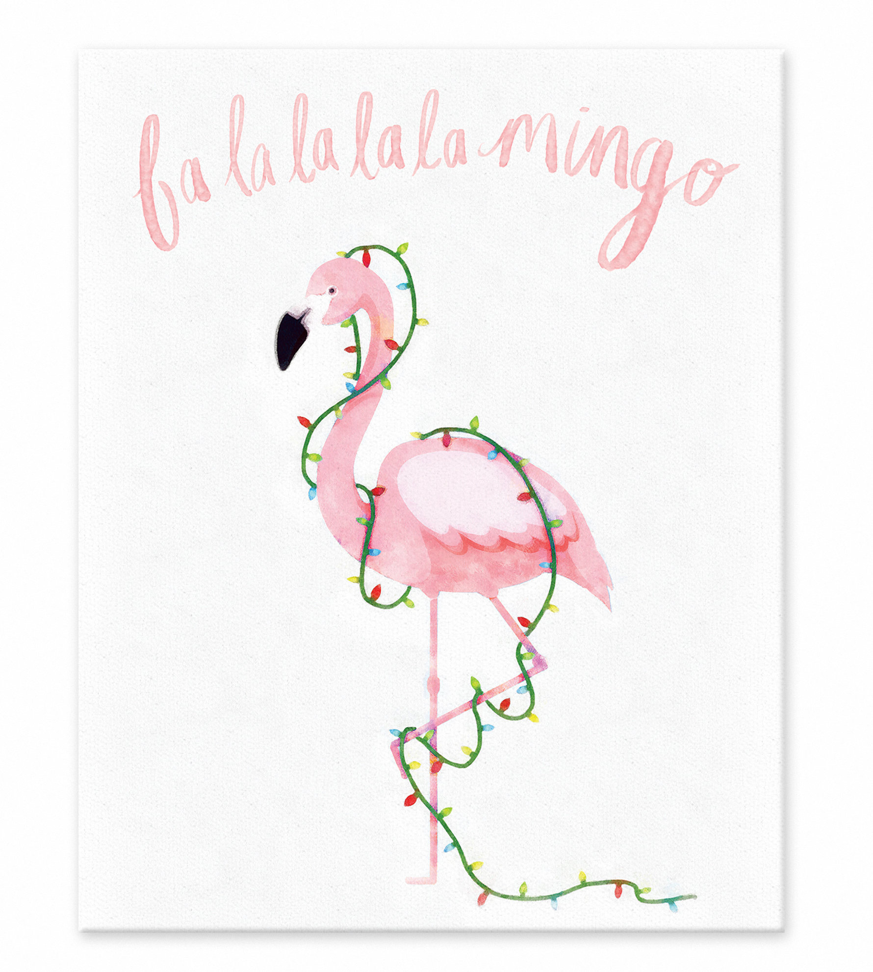 The Holiday Aisle® Stringfellow Fa La La Mingo Easelback Decorative ...