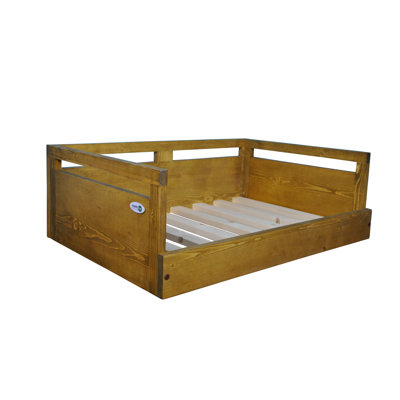 Tucker Murphy Pet™ Hanke Wooden Dog Sofa with Cushion & Reviews | Wayfair