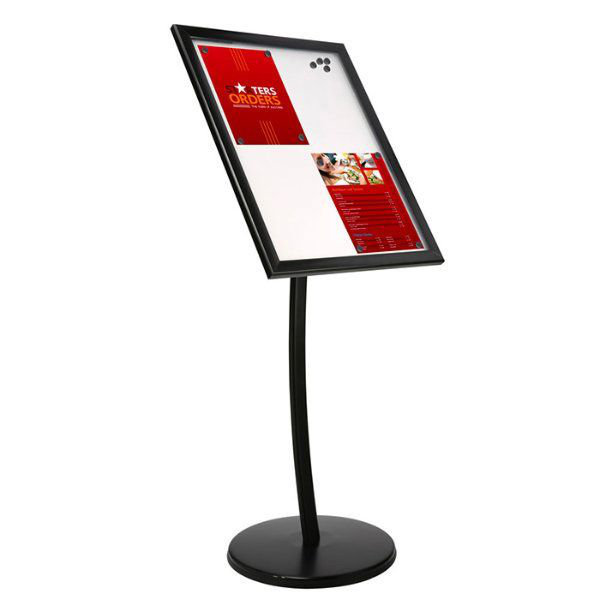 MT Displays Universal Poster Showboard on Curved Post | Wayfair