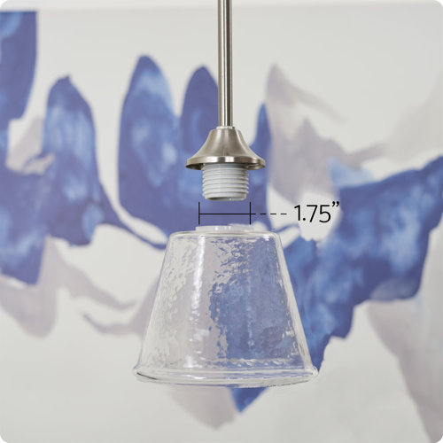 Dovecove 5'' H Glass Bell Lamp Shade | Wayfair