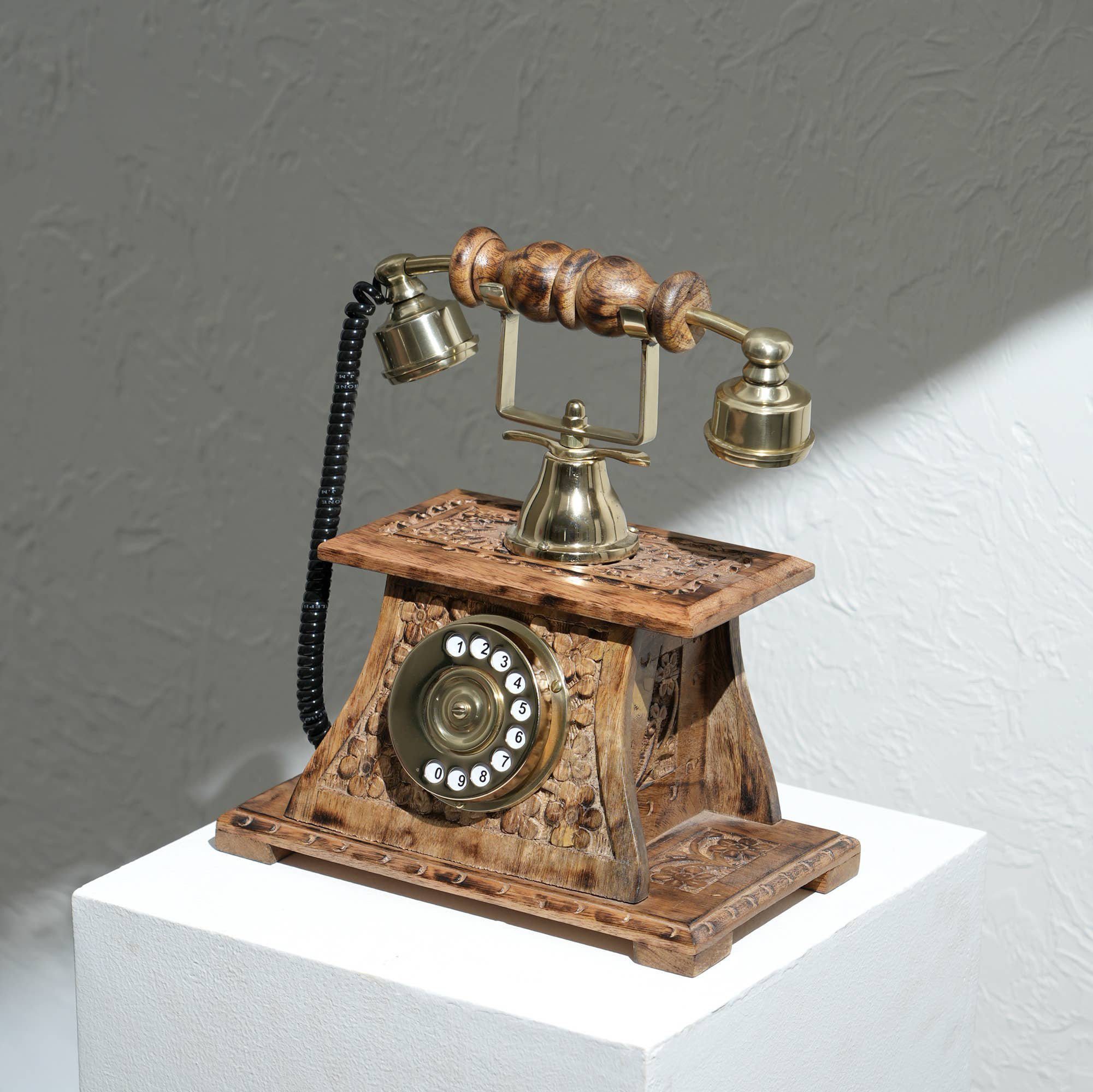 Astoria Grand Decorative Vintage Telephone-Tabletop Sculpture | Wayfair