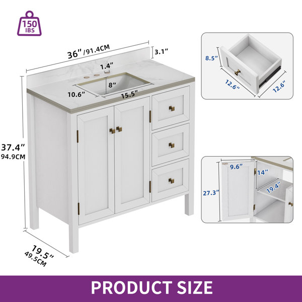 Mercer41 Bathroom Vanity | Wayfair