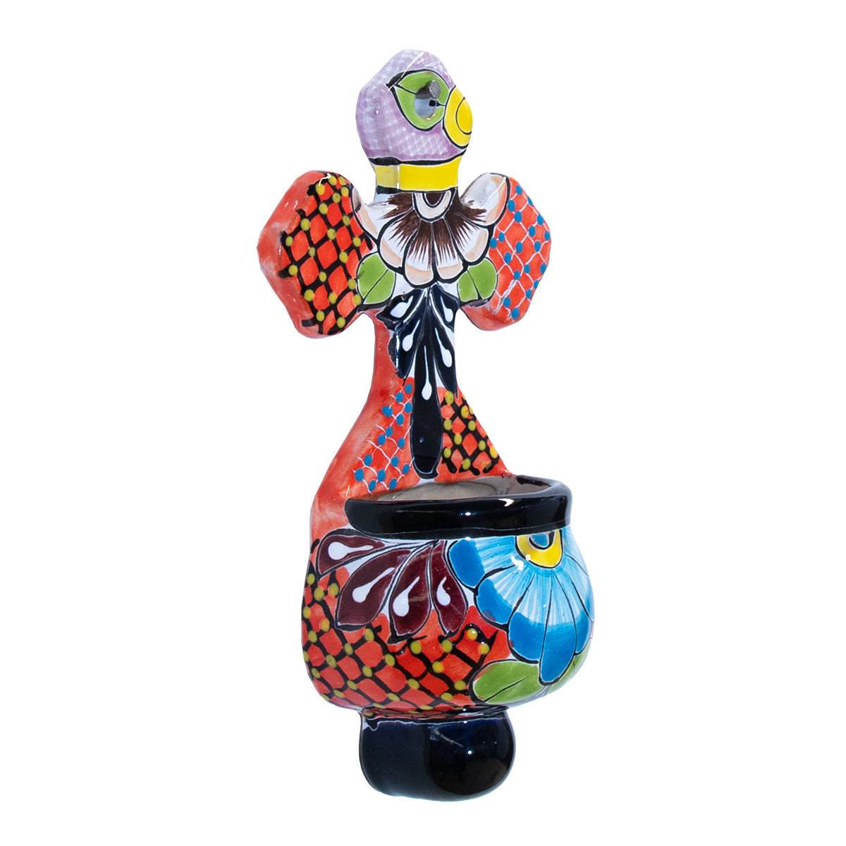 Bungalow Rose Talavera Holy Water Font | Wayfair