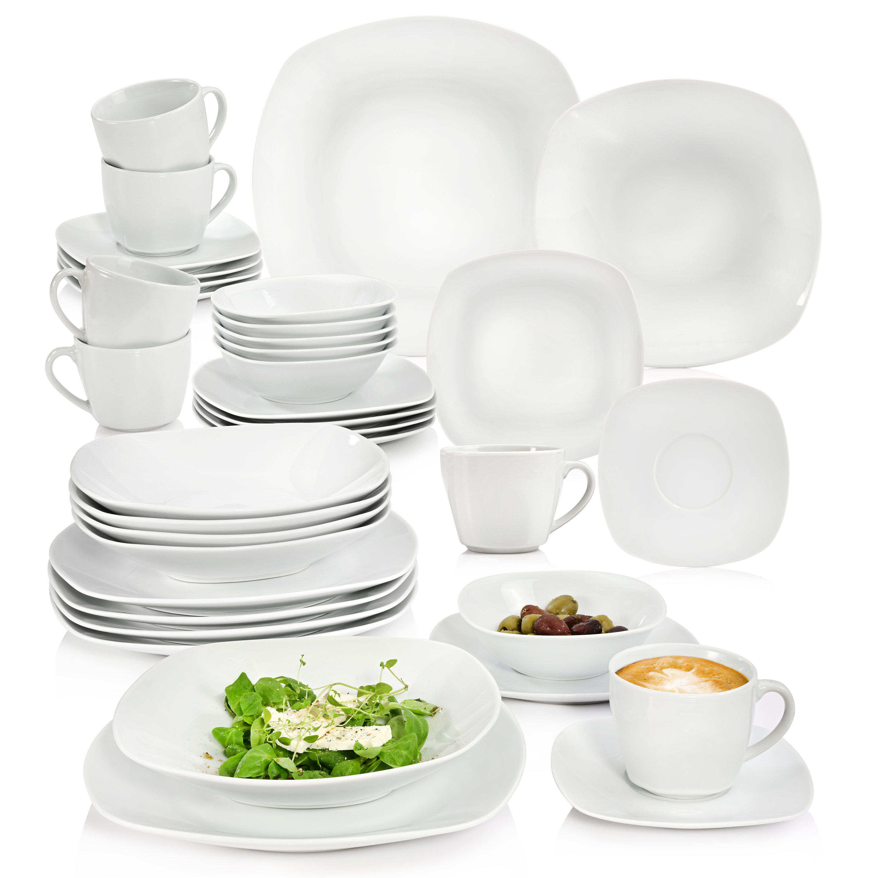 Ivy Bronx Aloma 36 Piece Dinnerware Set, Service for 6 & Reviews ...