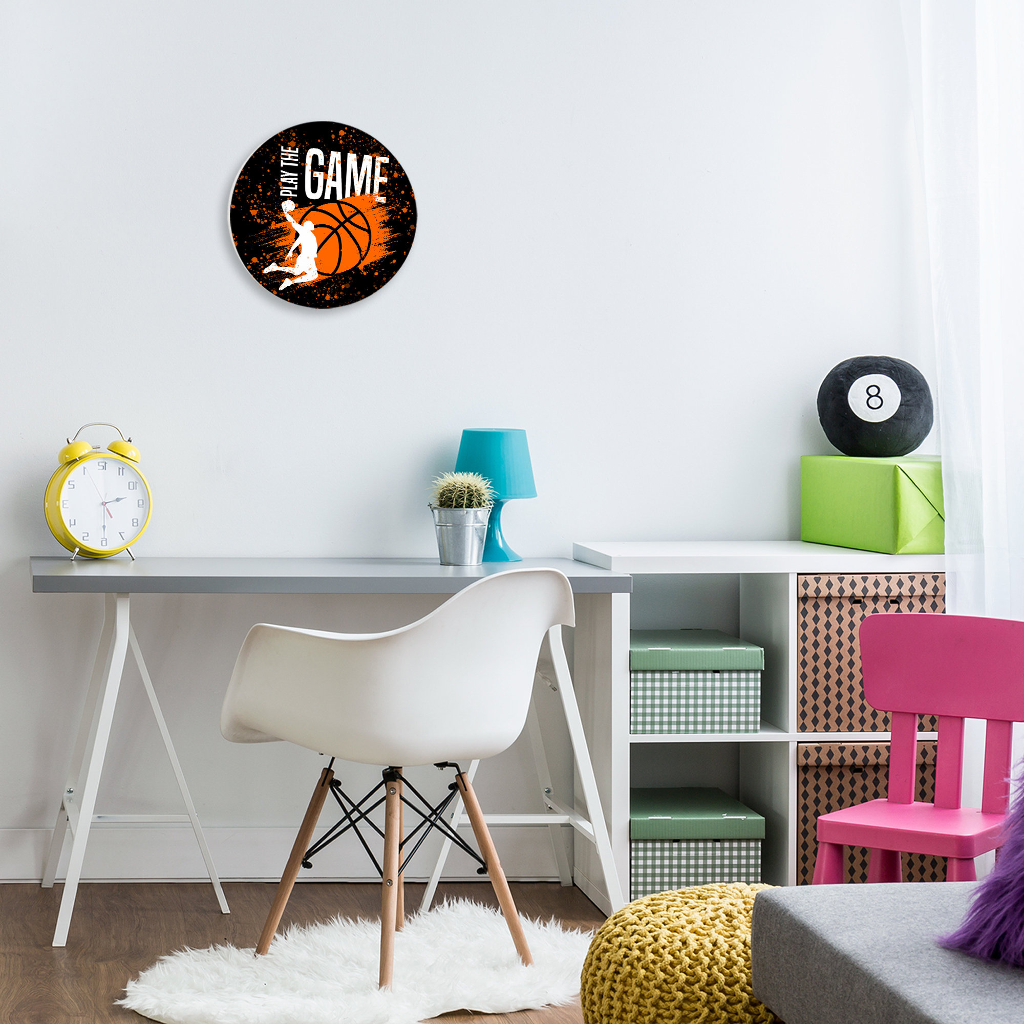 Wrought Studio™ Play the Game Basketball Wall Plaque, design by Kim ...