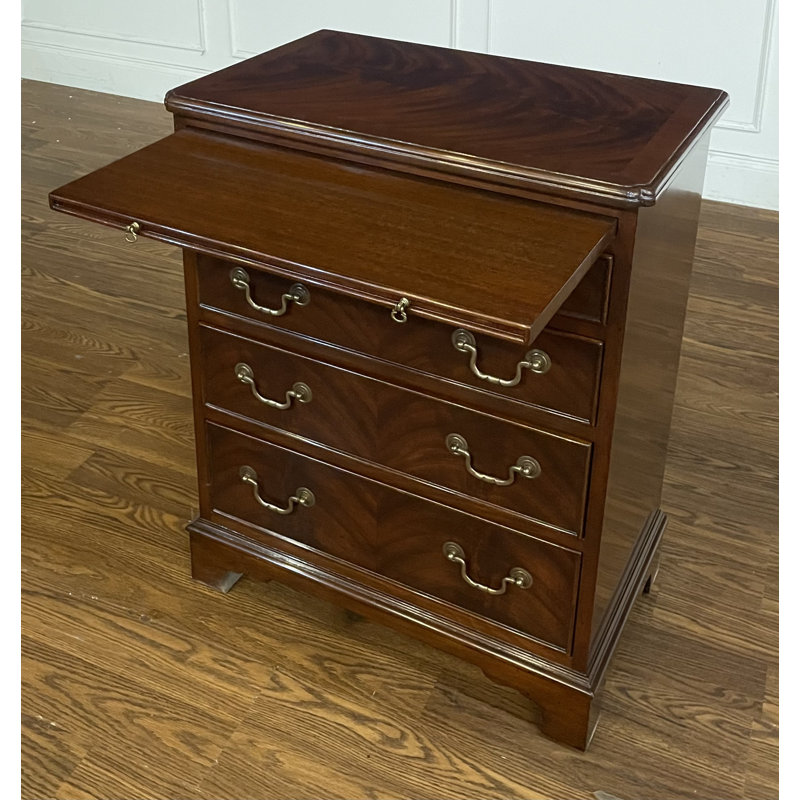 Leighton Hall Furniture Traditional Mahogany Nightstand | Wayfair