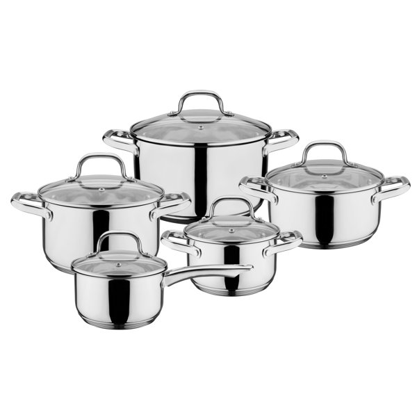 GSW 10 - Piece Stainless Steel Cookware Set & Reviews | Wayfair.co.uk