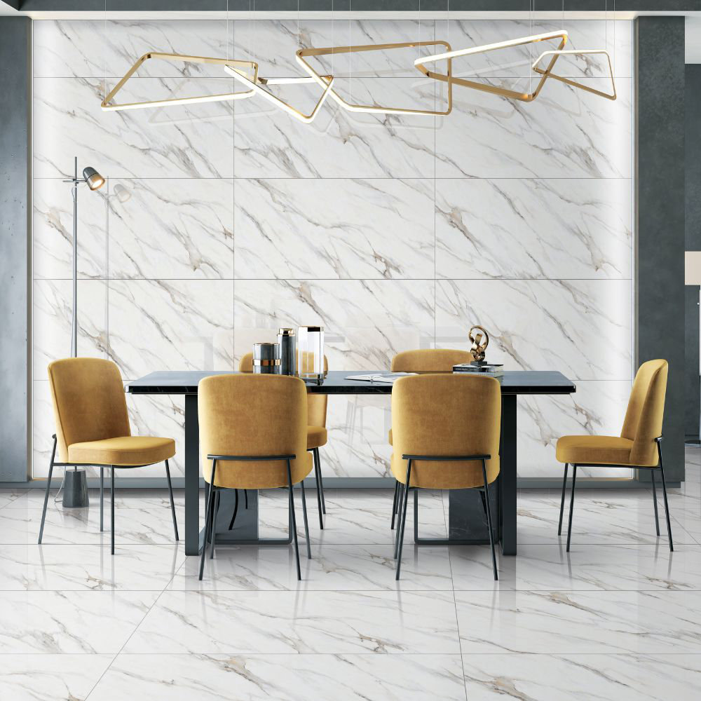 The Tile Life Monarch Oro 24" x 48" Wall & Floor Tile - Wayfair Canada