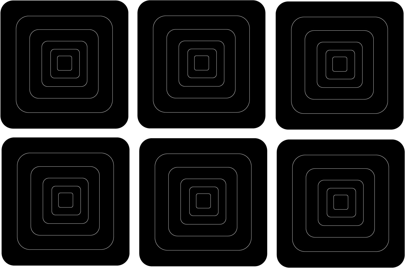Hokku Designs Black Retro Mod Squares Wall Decals/Modern Geometric Wall ...