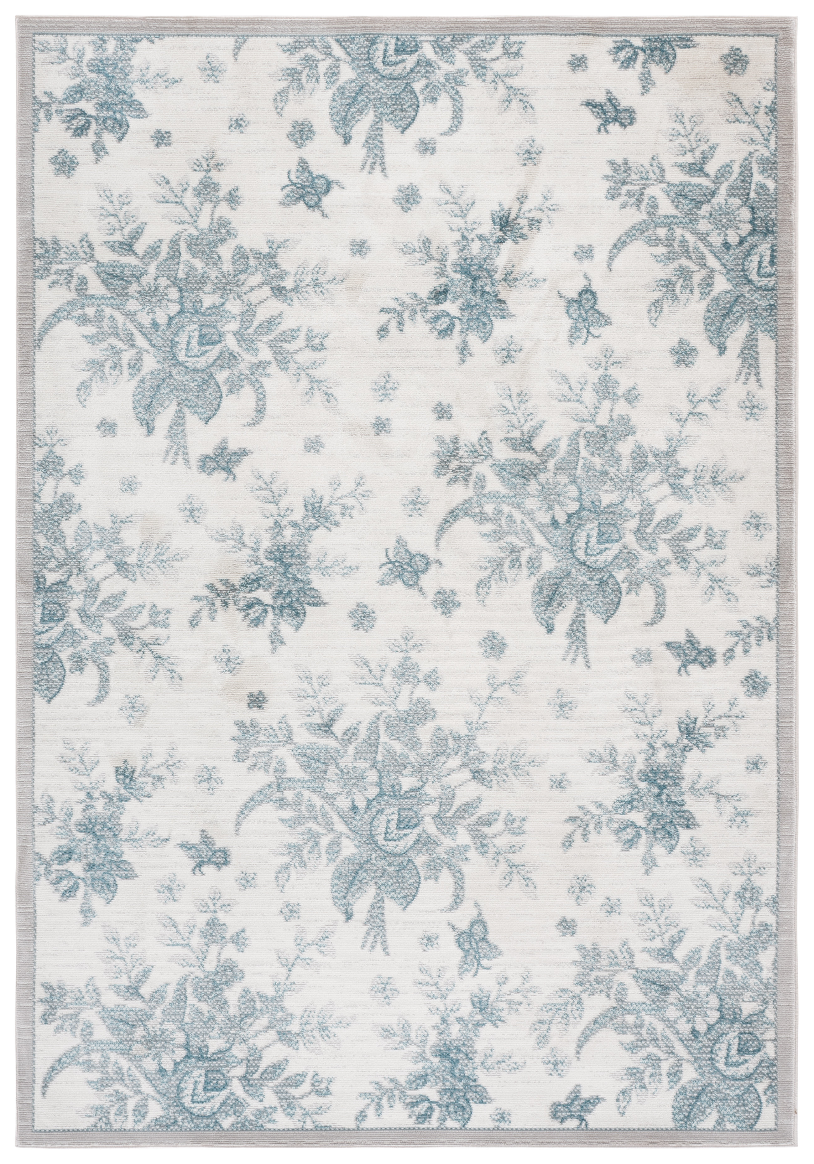 Red Barrel Studio® Aria Performance Floral Indoor Rug | Wayfair