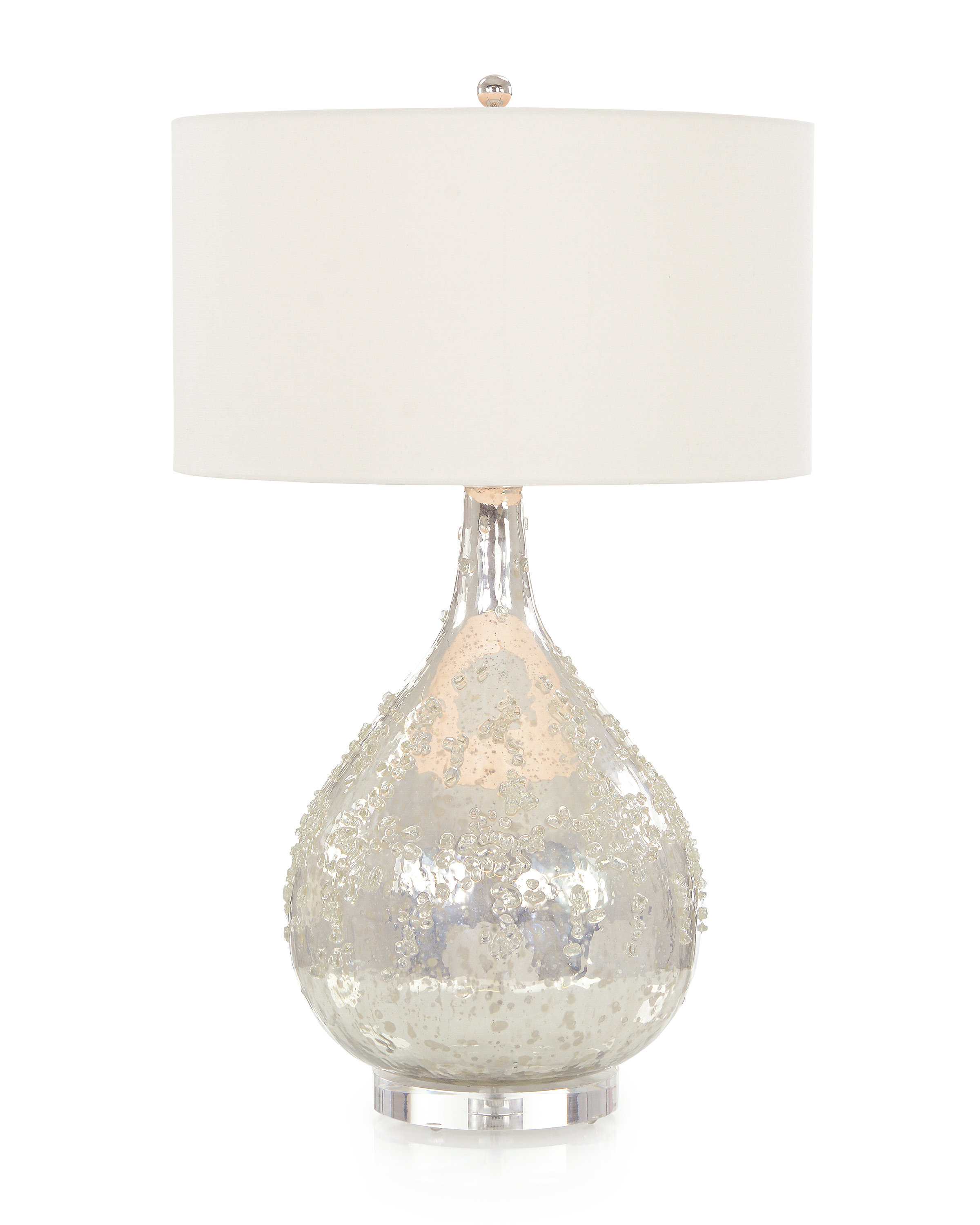 John-Richard Silver Glass Table Lamp | Wayfair