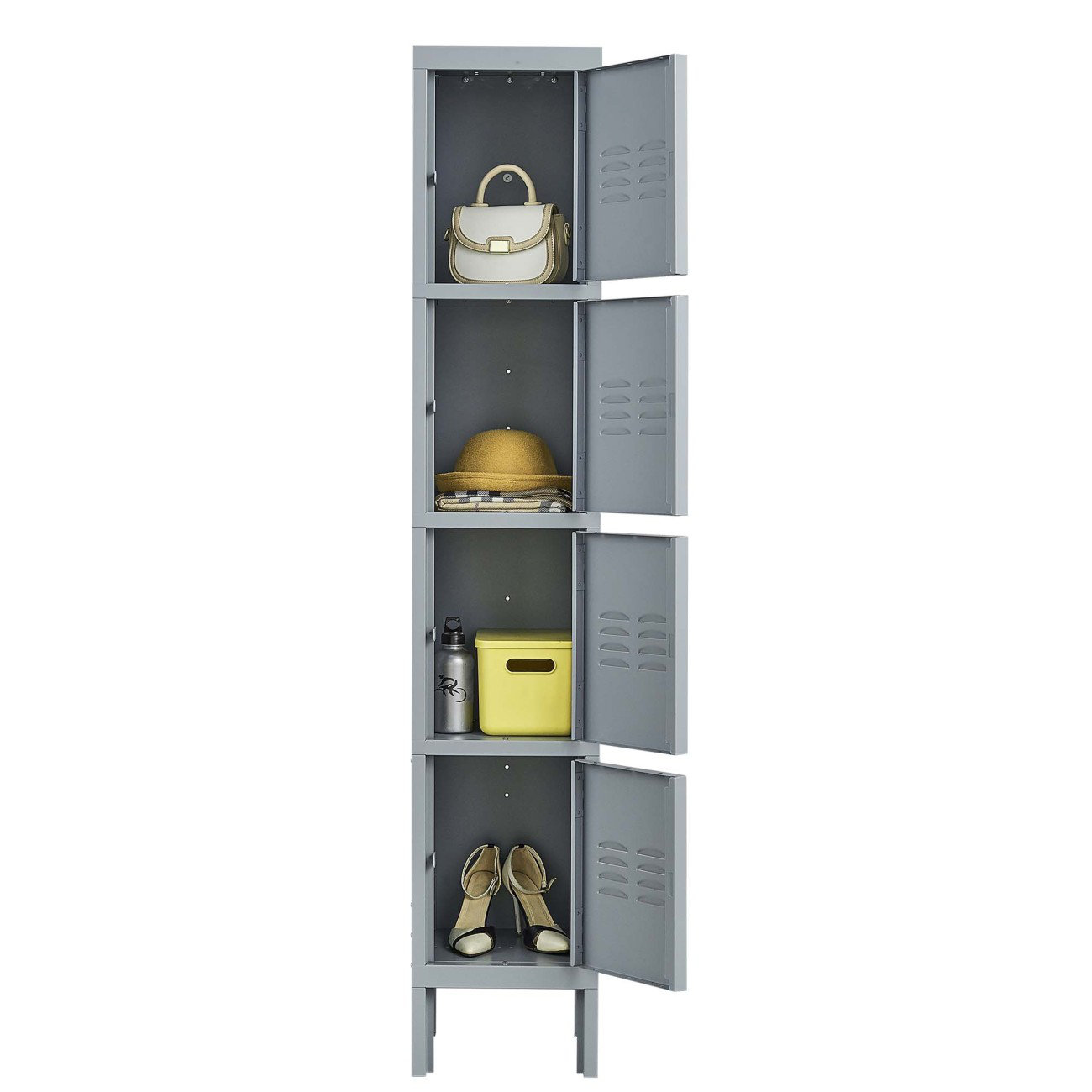 Ebern Designs 4 Door 66"H Metal Lockers With Lock For Employees,Storage ...