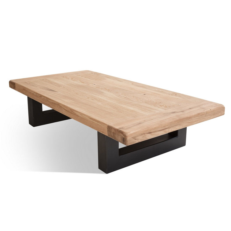 Ebern Designs Solid Wood Sled Coffee Table | Wayfair.co.uk