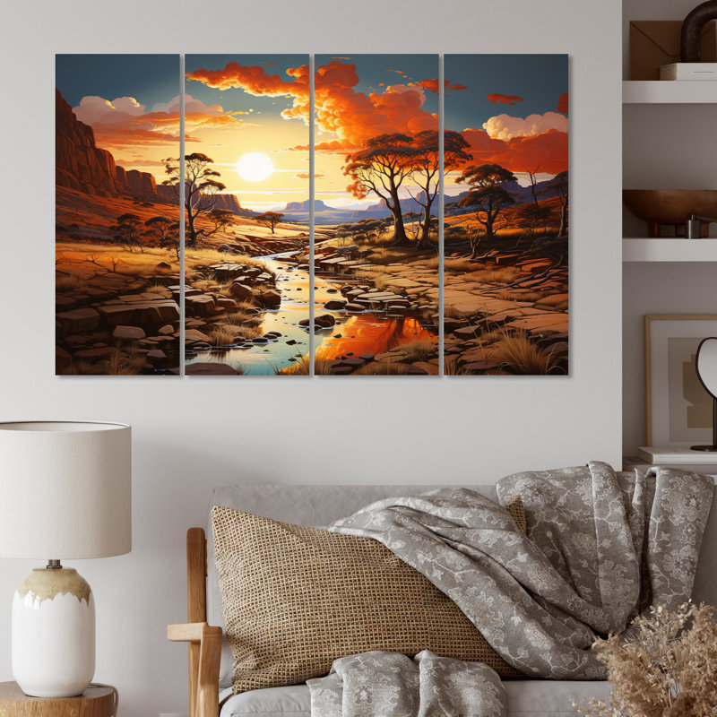 Design Art Australia Outback Wonder III - Landscapes Canvas Art Print ...
