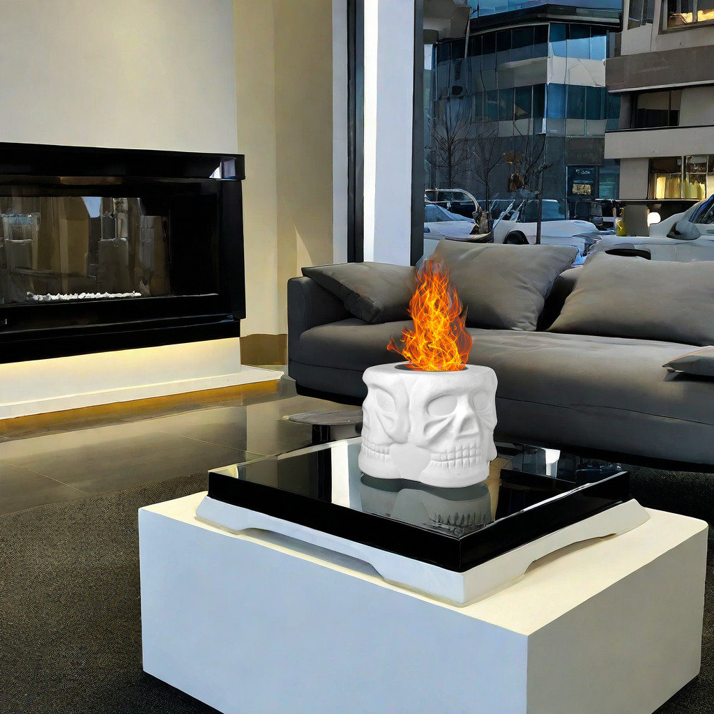 CMCUSTOM Concrete Alcohol Tabletop Fireplace | Wayfair