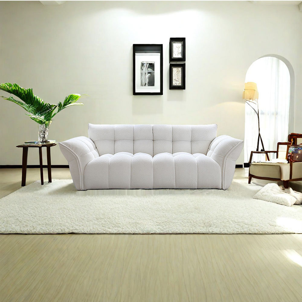 Danbenla design French retro cream wind petal sofa | Wayfair