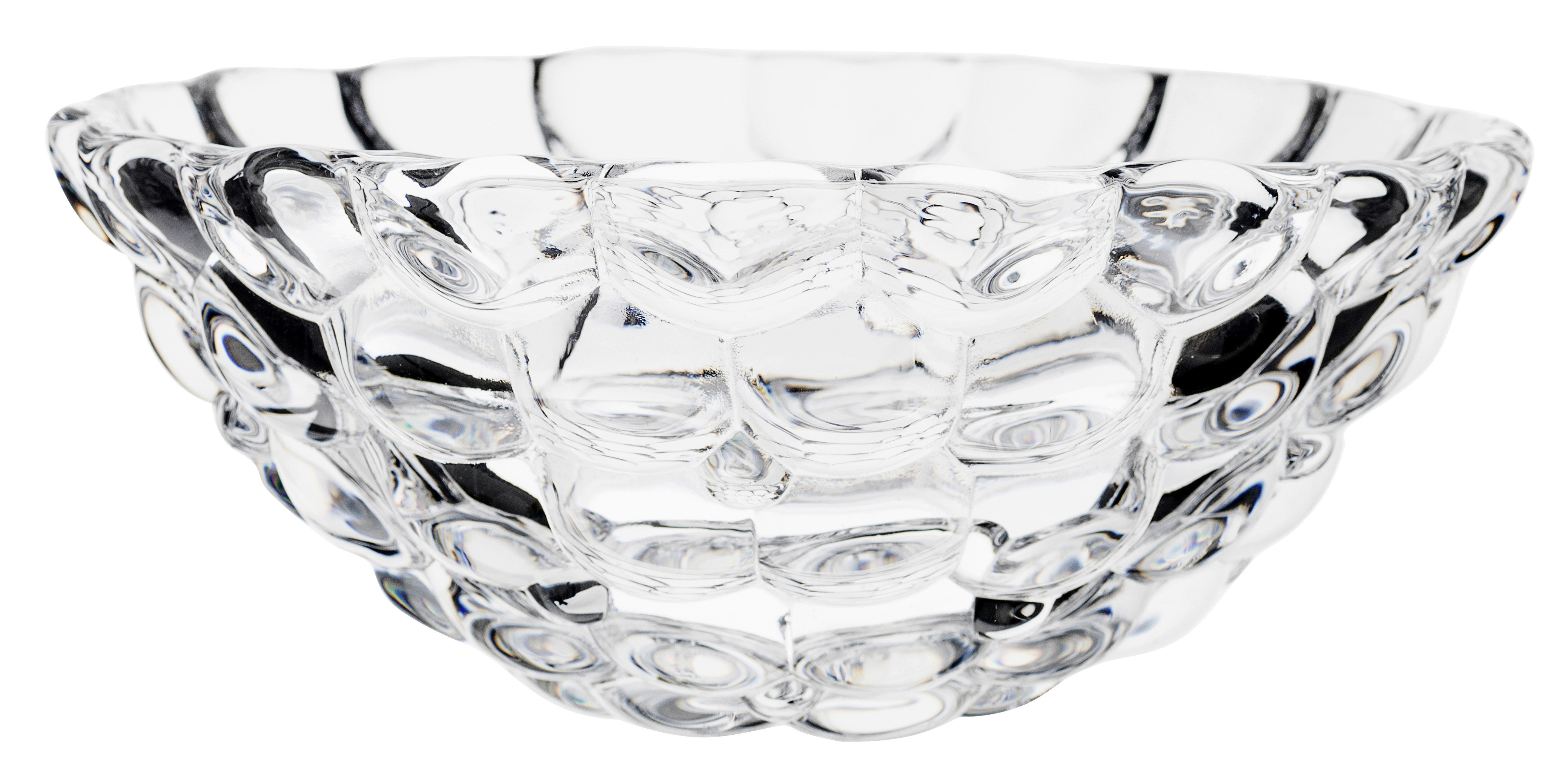 Orrefors Raspberry Crystal Glam Decorative Bowl in Clear & Reviews ...