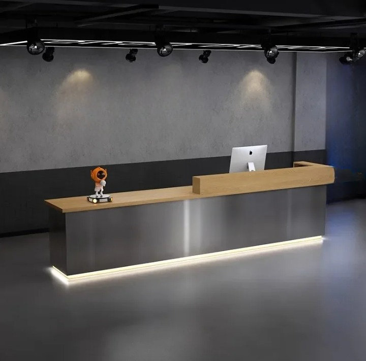 Glamour Furnishings Luxury Reception Desk For Offices. Beauty Salons ...