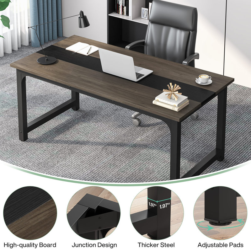 Latitude Run® Montserat Desk & Reviews | Wayfair