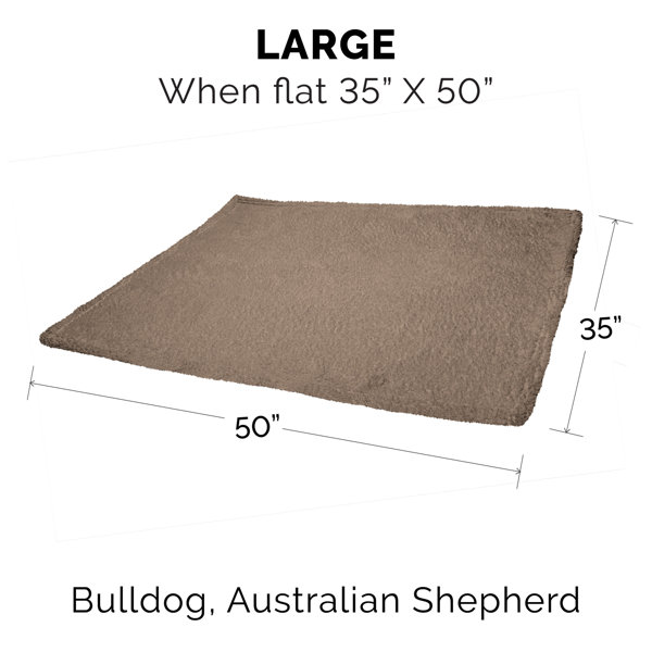FurHaven Snuggly & Warm Soft-Edge Warming Waterproof Blanket | Wayfair