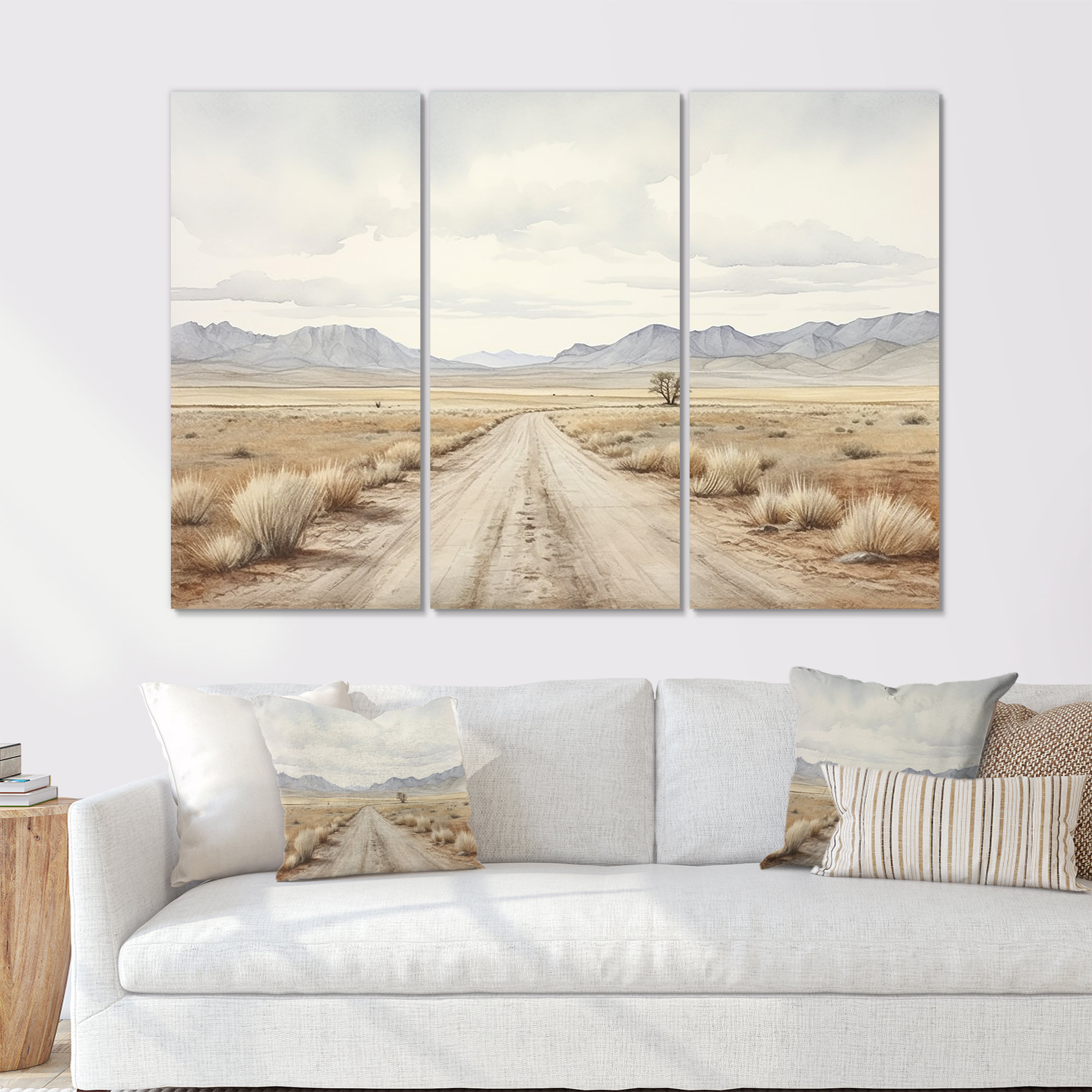 Lark Manor™ Moody Highway Road Scenery I - Road Canvas Art Set | Wayfair