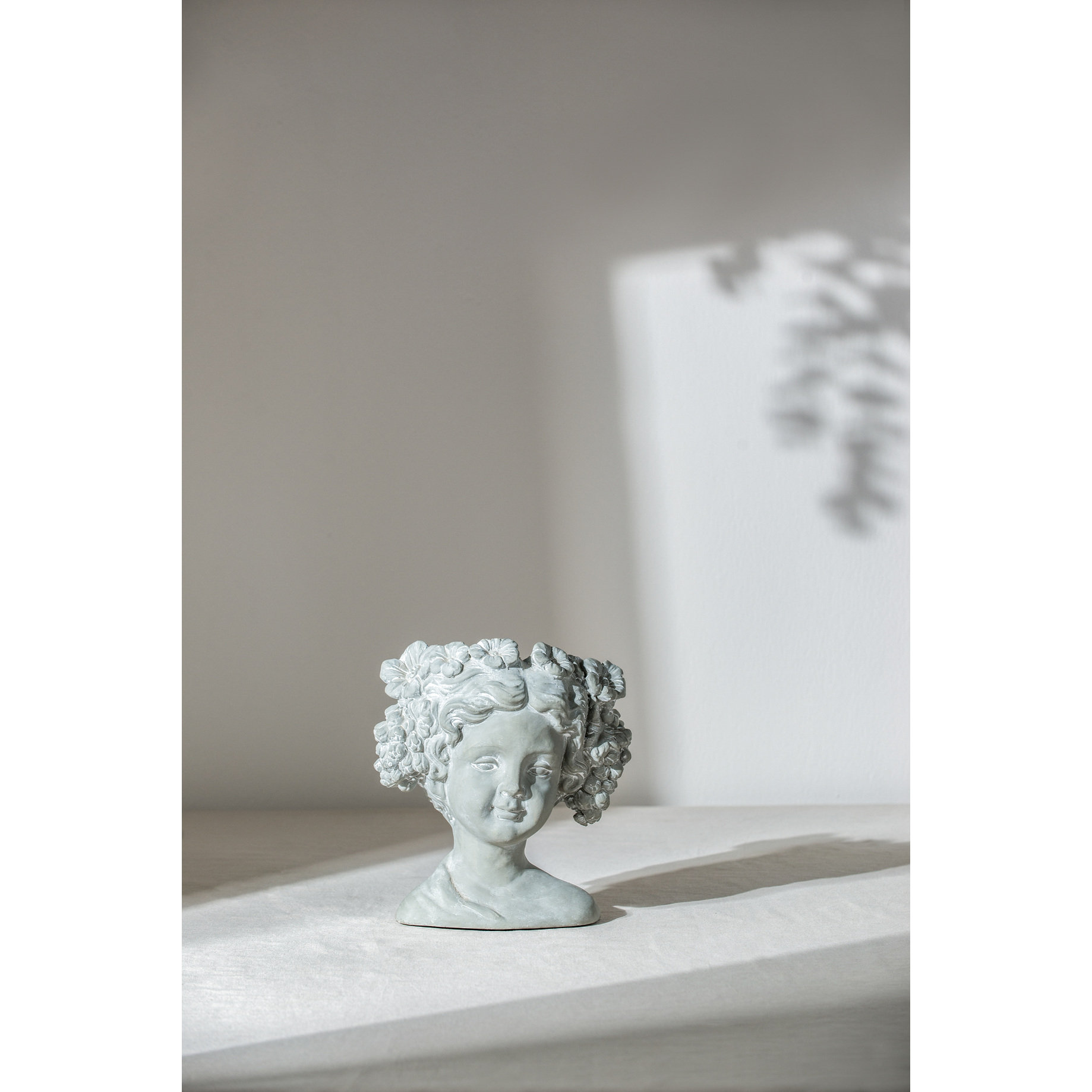 Arlmont & Co. Cement Bust Wall Planter - Indoor Outdoor Ornamental Item ...