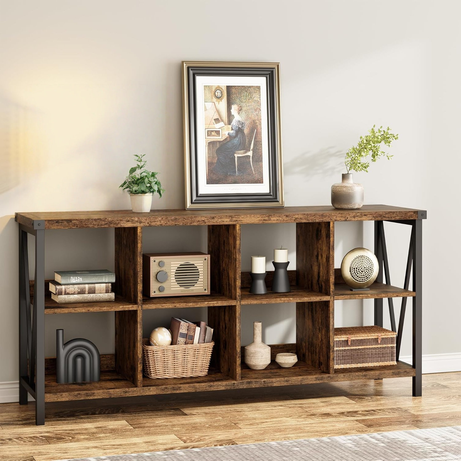 LoftDesigns Console Bookshelf table | Wayfair.co.uk