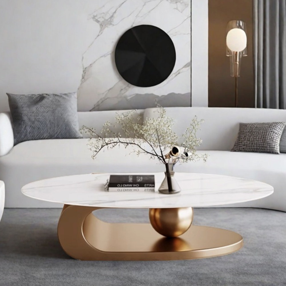 Wu's StylishVault Light luxury art design coffee table - Wayfair Canada