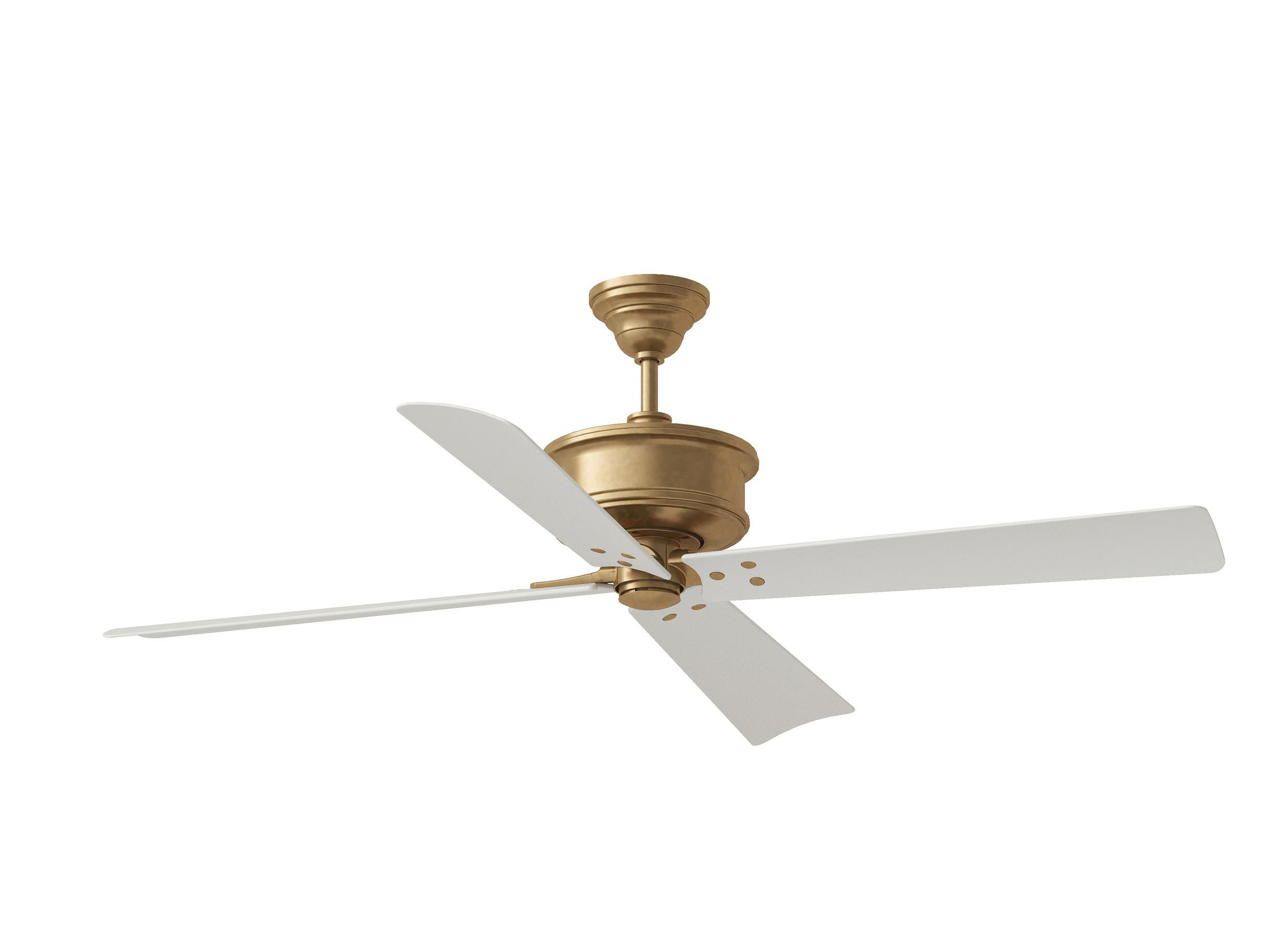 Visual Comfort Fan 56" 4 - Blade Standard Ceiling Fan with Fan Control ...
