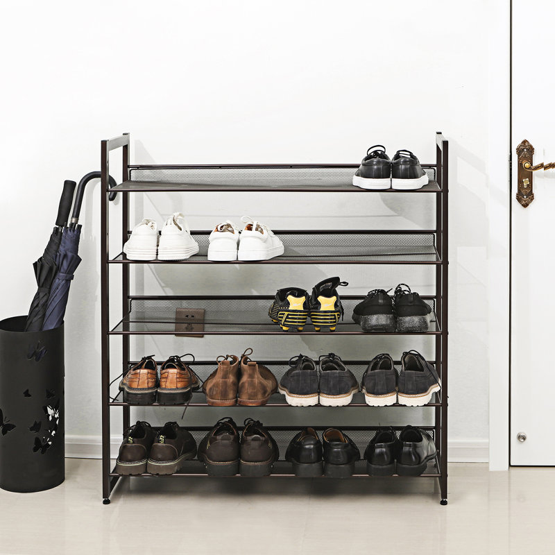 The Twillery Co.® Hasson 25 Pair Stackable Shoe Rack & Reviews | Wayfair