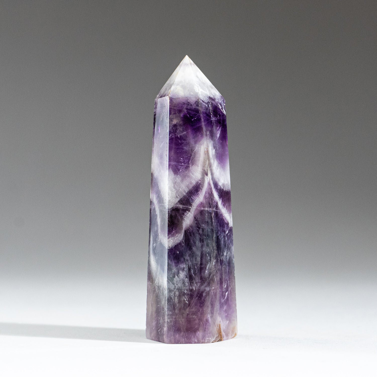 Astro Gallery of Gems Polished Chevron Amethyst Point from Brazil (0.25 ...