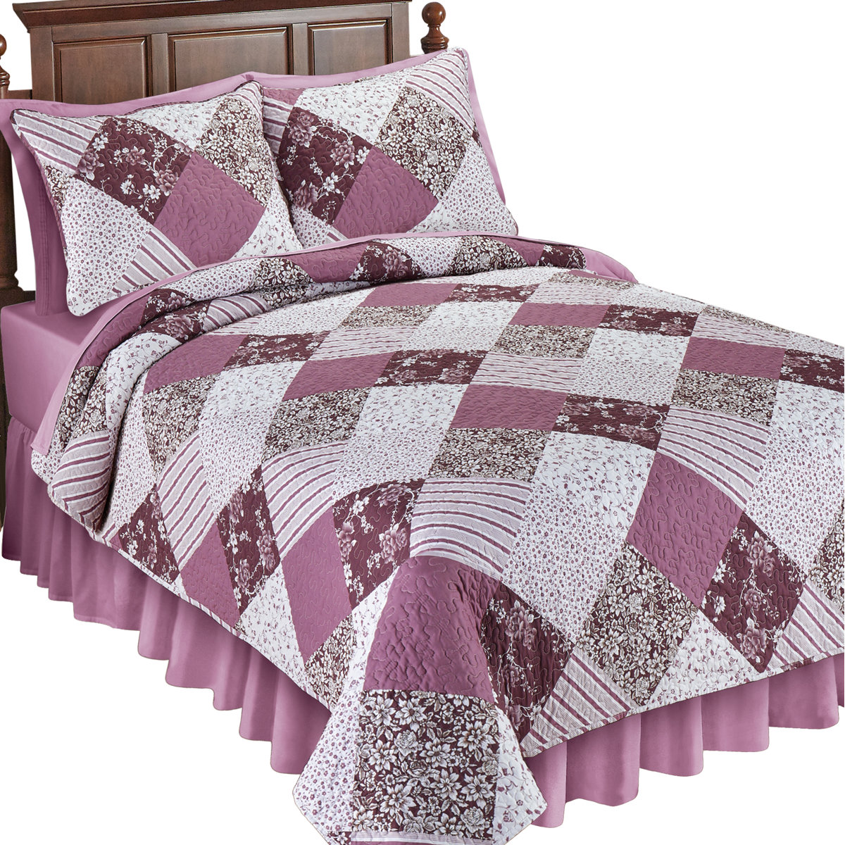 Winston Brands Georgia Patchwork Quilt | Wayfair