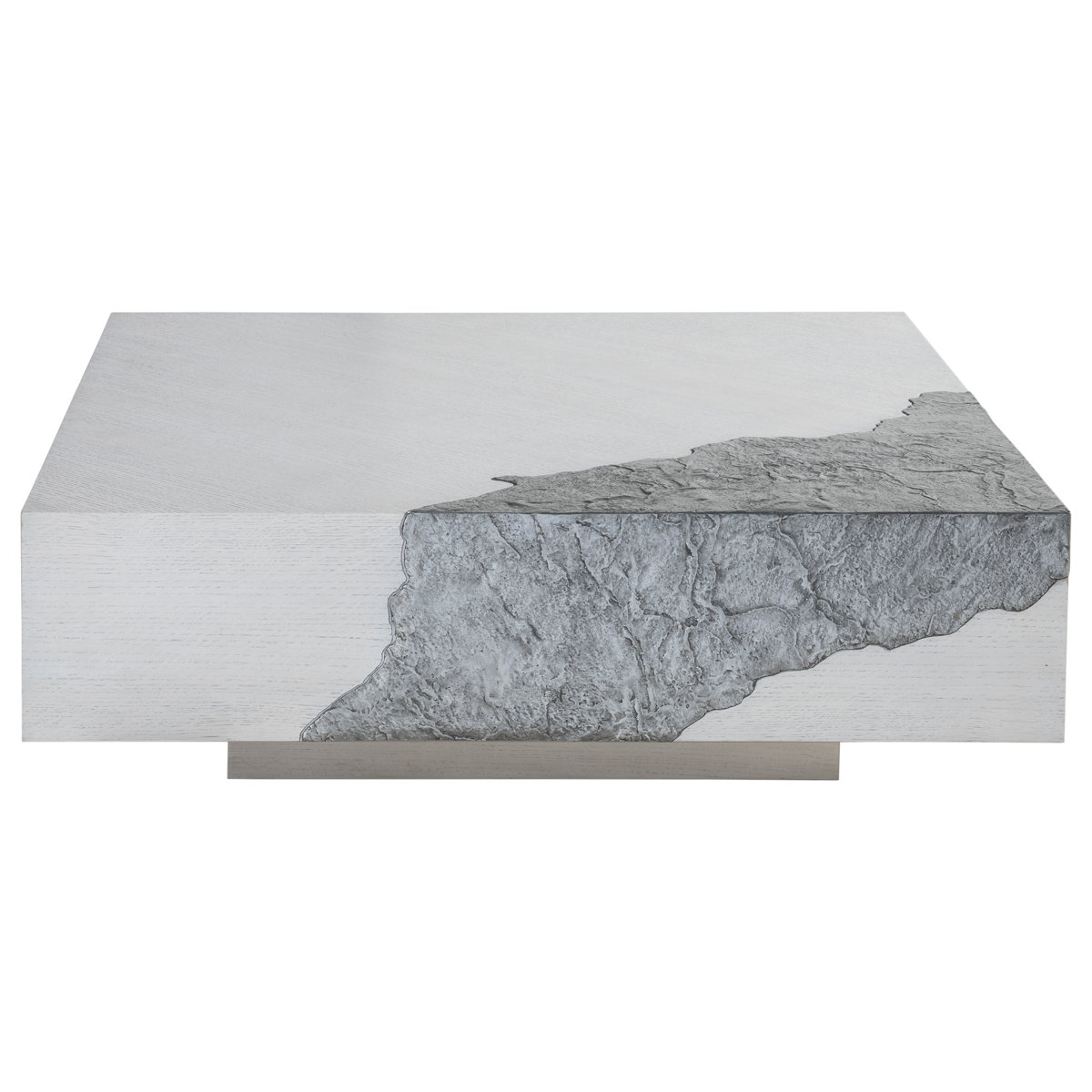 Artistica Home Contago Solid Wood Block Cocktail Table | Perigold