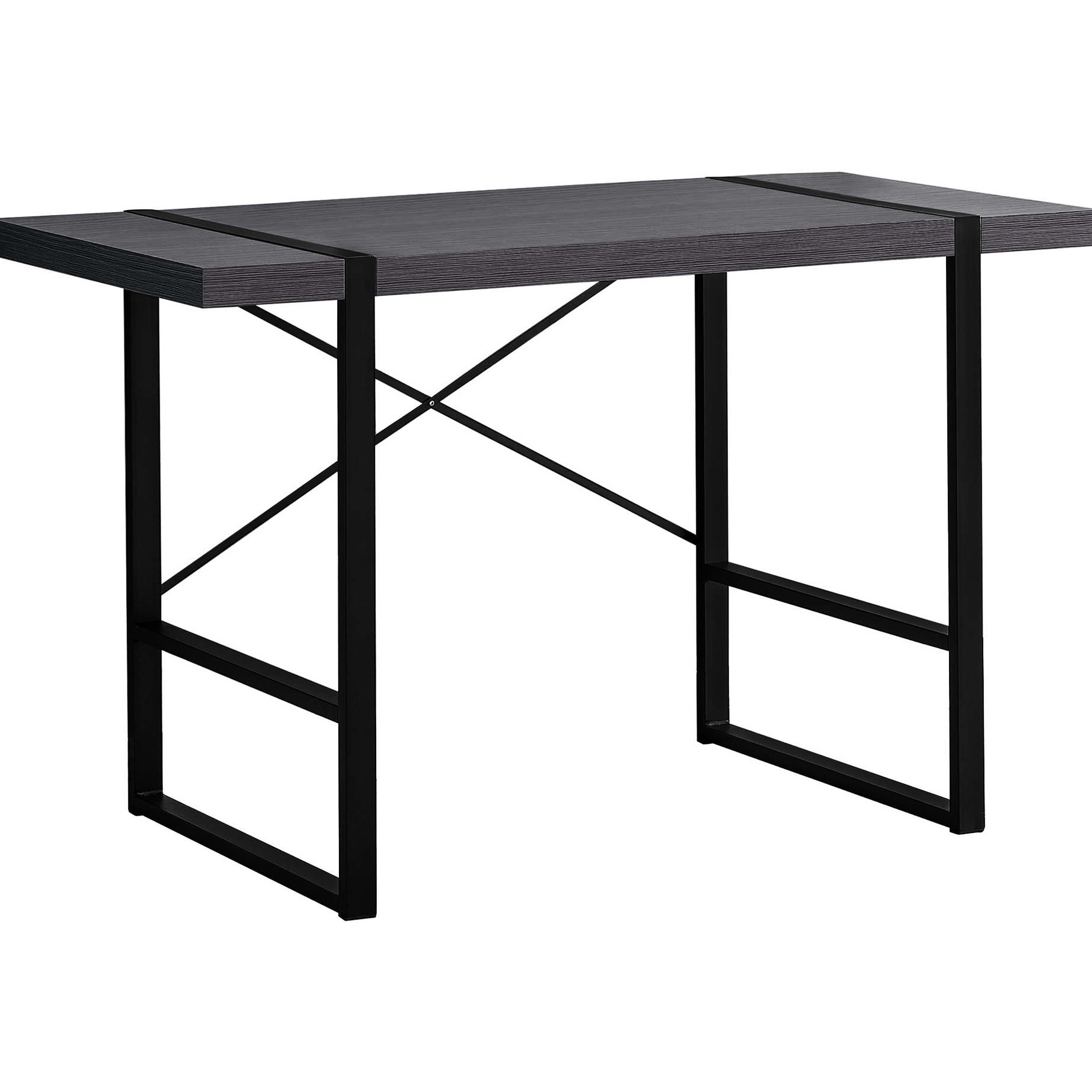 Latitude Run® Modern Home Office Work Desk, 48" With Grey Laminate ...