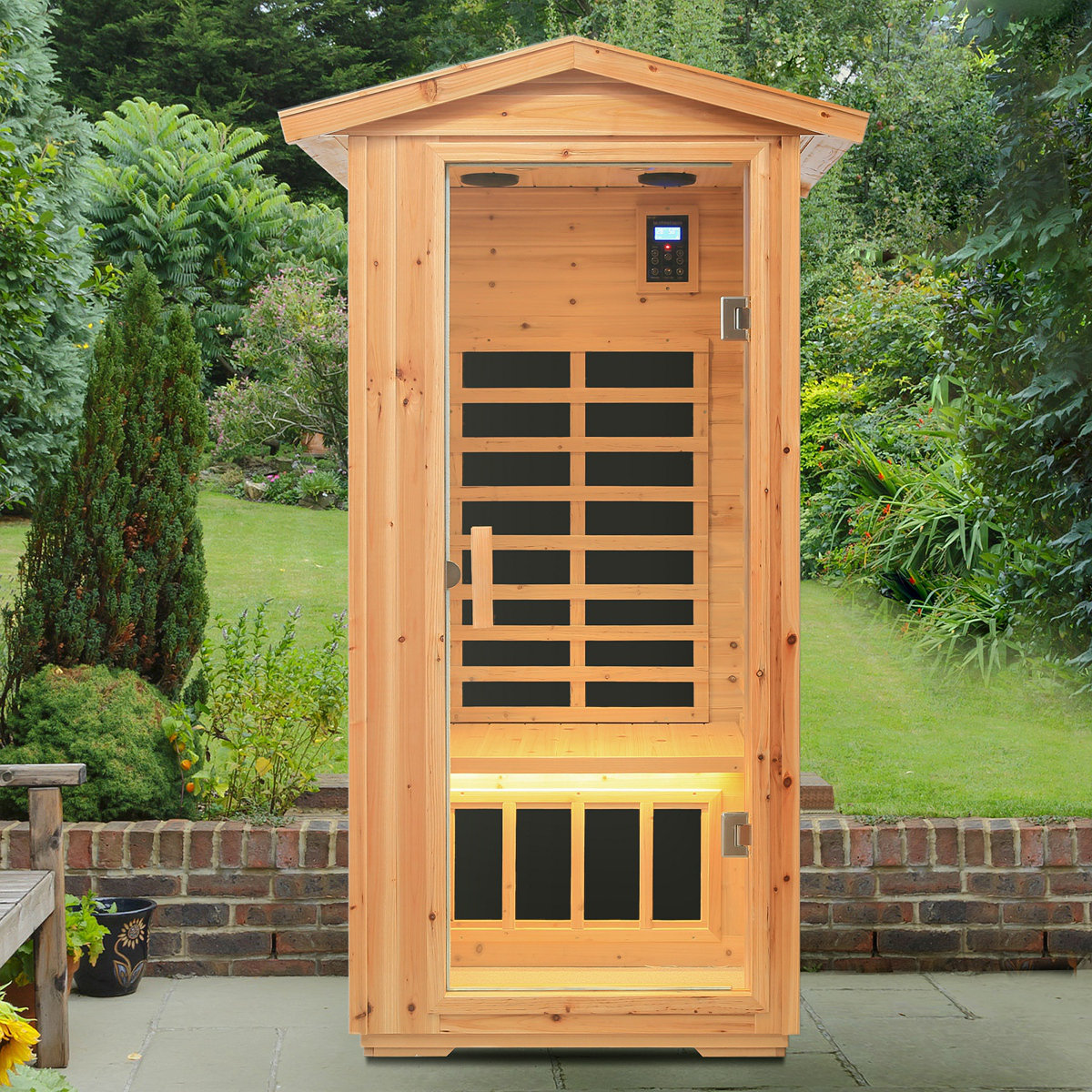 Lanora Lighting Sauna Home Sauna Spa Room For One Person | Wayfair