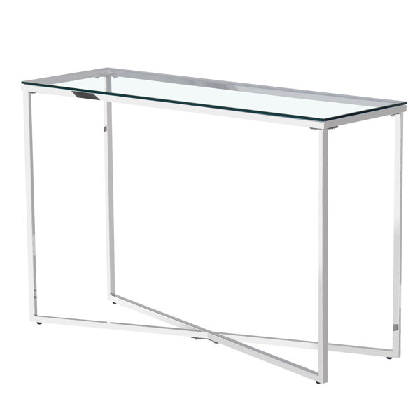 Fairmont Park Rayna 120cm Glass Top Console Table | Wayfair.co.uk