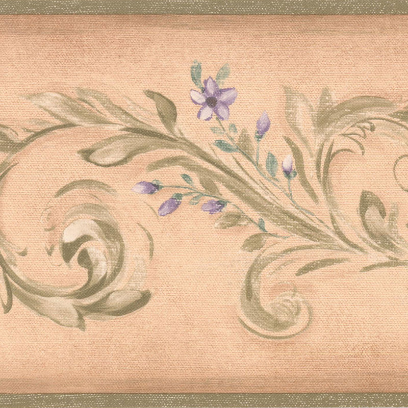 Winston Porter Karlijn 15' L x 7" W Wallpaper Border | Wayfair