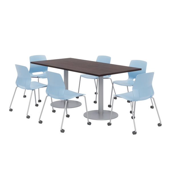 KFI Studios72" L Rectangular Manufactured Wood Breakroom Table and ...