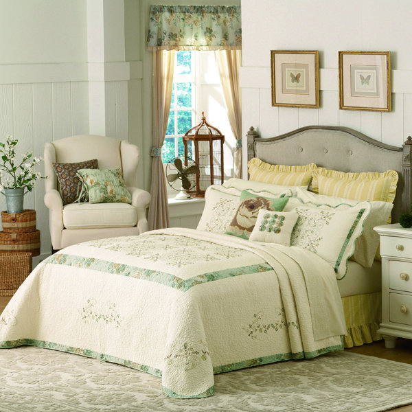 August Grove® Warlick Cotton Floral Quilt & Reviews - Wayfair Canada