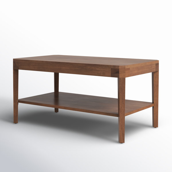 Birch Lane™ Ardentown Solid Wood Frame Coffee Table with Storage ...