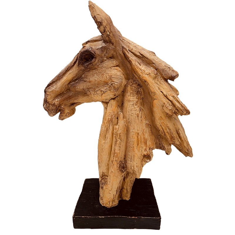 Foundry Select 2 Piece Catenia Horse Statue Set | Wayfair